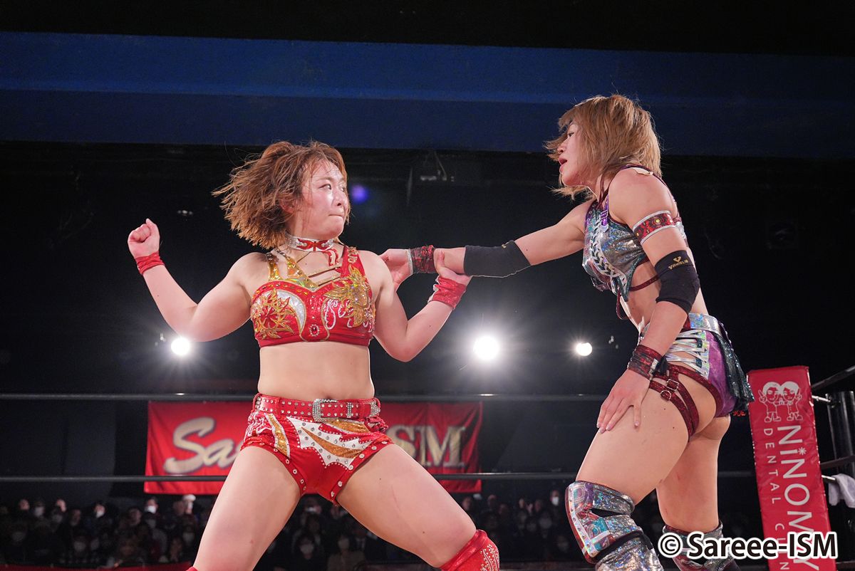 【Sareee-ISM】Sareeeと朱里がIWGP女子王座を見据え30分激闘ドロー「必ずあのベルトを巻く！」 | プロレスTODAY