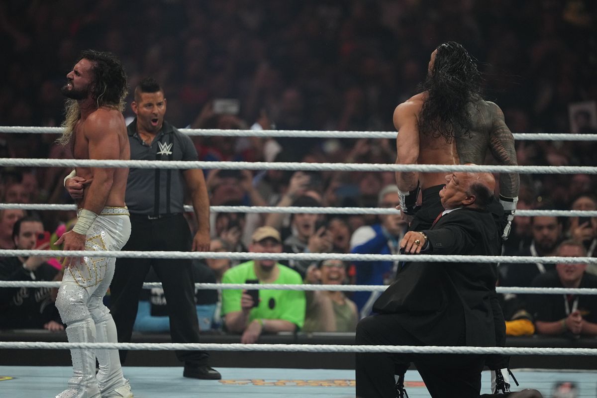 【WWE】『レッスルマニア41』ポール・ヘイマンが仕掛けた“祭典史上最大の裏切り”3WAY決戦はロリンズがレインズとCMパンクを制す | プロレスTODAY