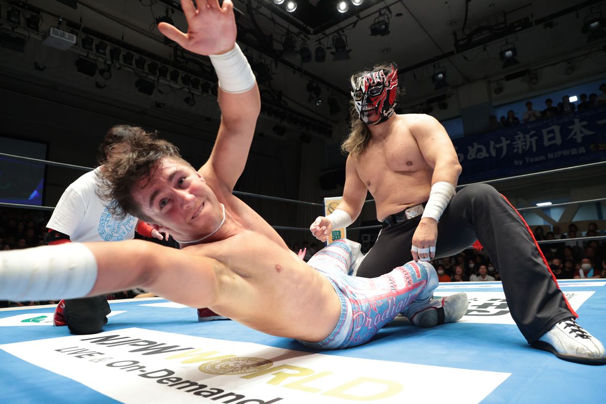 【新日本】『BOSJ』ROH世界TV王者ニック・ウェインがIWGPジュニア王者デスペラード撃破「王座を賭けて俺と対戦したければ、いつでも歓迎する」 | プロレスTODAY