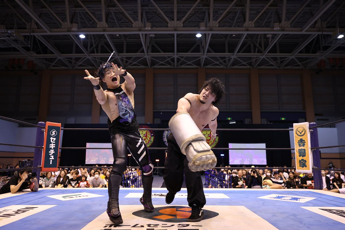 【新日本】『BOSJ』DDTから来た風雲児・MAOがSHOとの乱戦を制す！混戦Bブロックで終盤に意地の白星 | プロレスTODAY