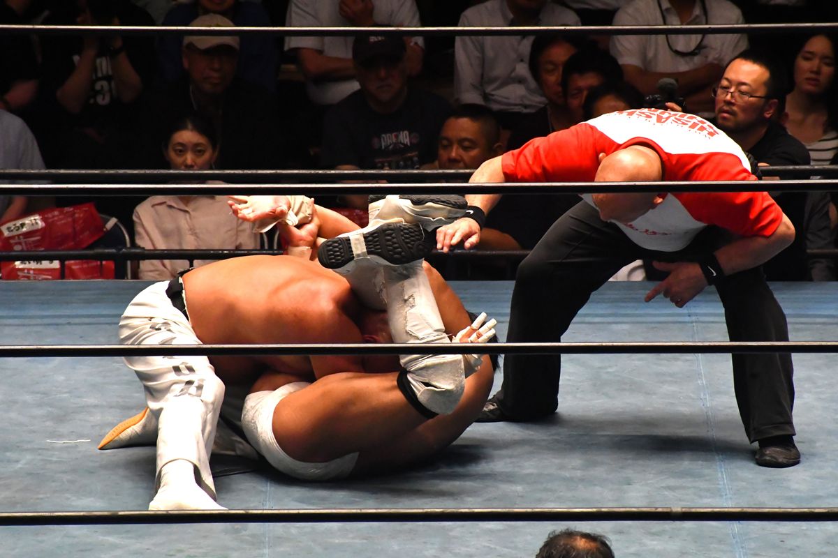 【SSPW】“ストロングスタイルの真髄”を見せた船木誠勝が新崎人生を撃破！亡き新間寿氏へ捧ぐ王座初防衛「自分は死ぬまでストロングスタイルです ...