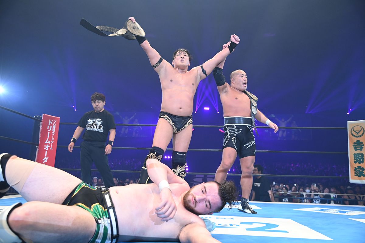 【新日本】“窓際返上”タイチ＆石井がIWGPタッグ戴冠で『G1』再挑戦を宣言「テメエらの力でもう1度『G1』（出場権）、奪い取ってみせる」 | プロレスTODAY