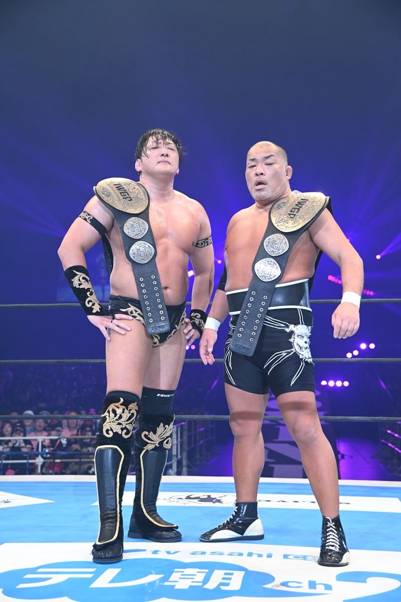 【新日本】“窓際返上”タイチ＆石井がIWGPタッグ戴冠で『G1』再挑戦を宣言「テメエらの力でもう1度『G1』（出場権）、奪い取ってみせる」 | プロレスTODAY