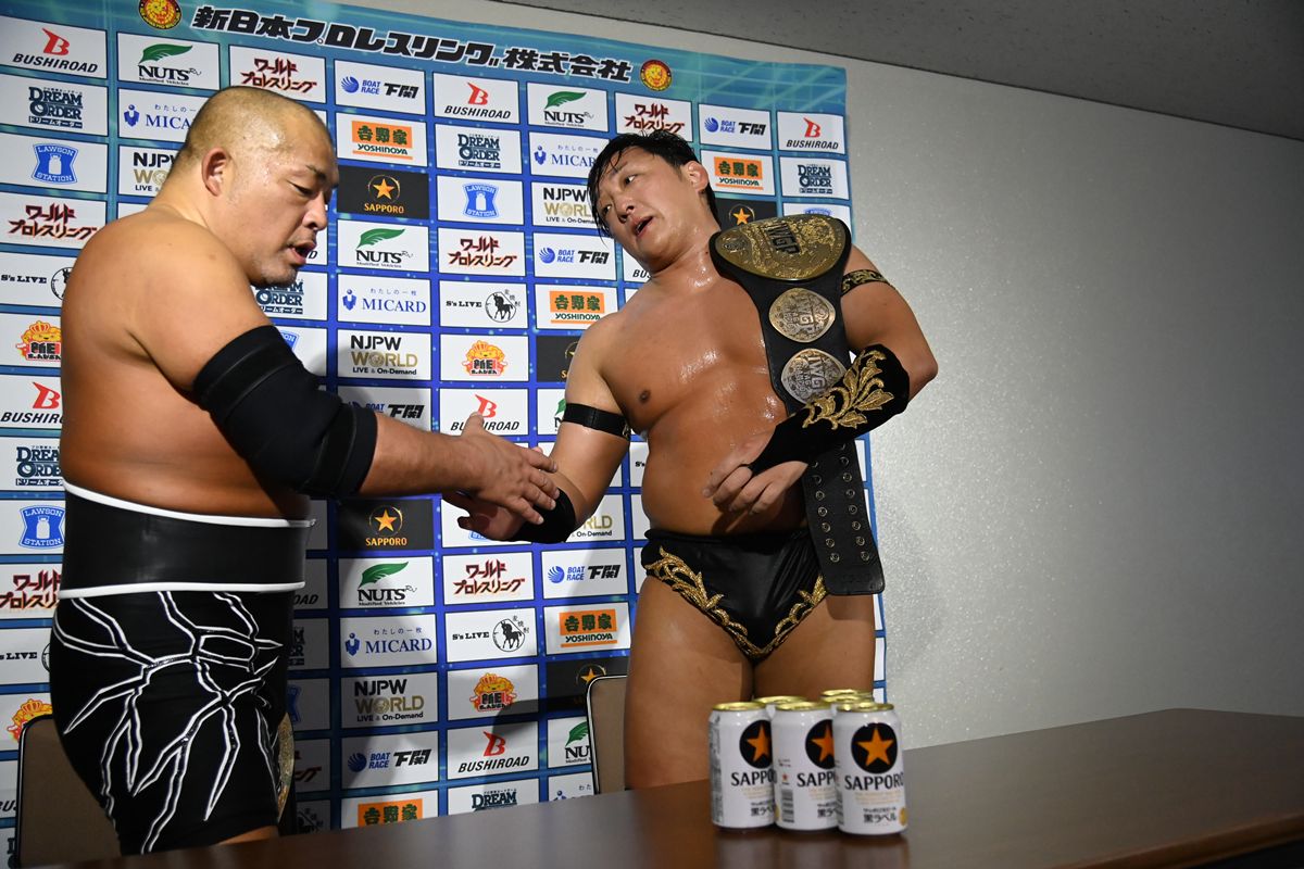 【新日本】“窓際返上”タイチ＆石井がIWGPタッグ戴冠で『G1』再挑戦を宣言「テメエらの力でもう1度『G1』（出場権）、奪い取ってみせる」 | プロレスTODAY