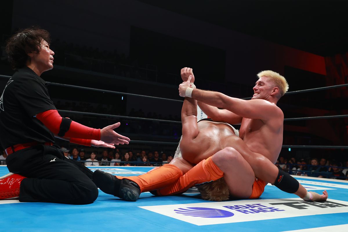 【新日本】海野、地獄からの生還！IWGP世界王者ザックを撃破しG1主役へ「胸を張ってチャンピオンを倒したぞ！」 | プロレスTODAY