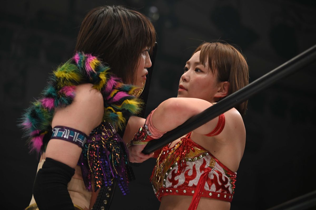 【スターダム】朱里が復帰戦でSareeeと舌戦勃発 IWGP女子王座を巡る因縁再燃！朱里「全部本気でやって結果出してやる」 Sareee「負ける気なんかこれっぽちもない」 | プロレス ...