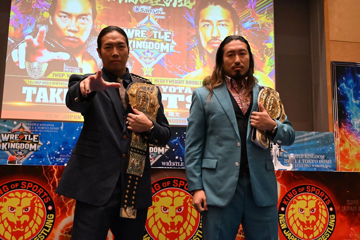 【新日本】1.4東京ドームで“IWGPダブル王座戦”！世界王者TAKESHITA vs GLOBAL王者・辻陽太が二冠かけて激突！辻「IWGPヘビー級の復活、それが俺の使命です」 | プロレス ...